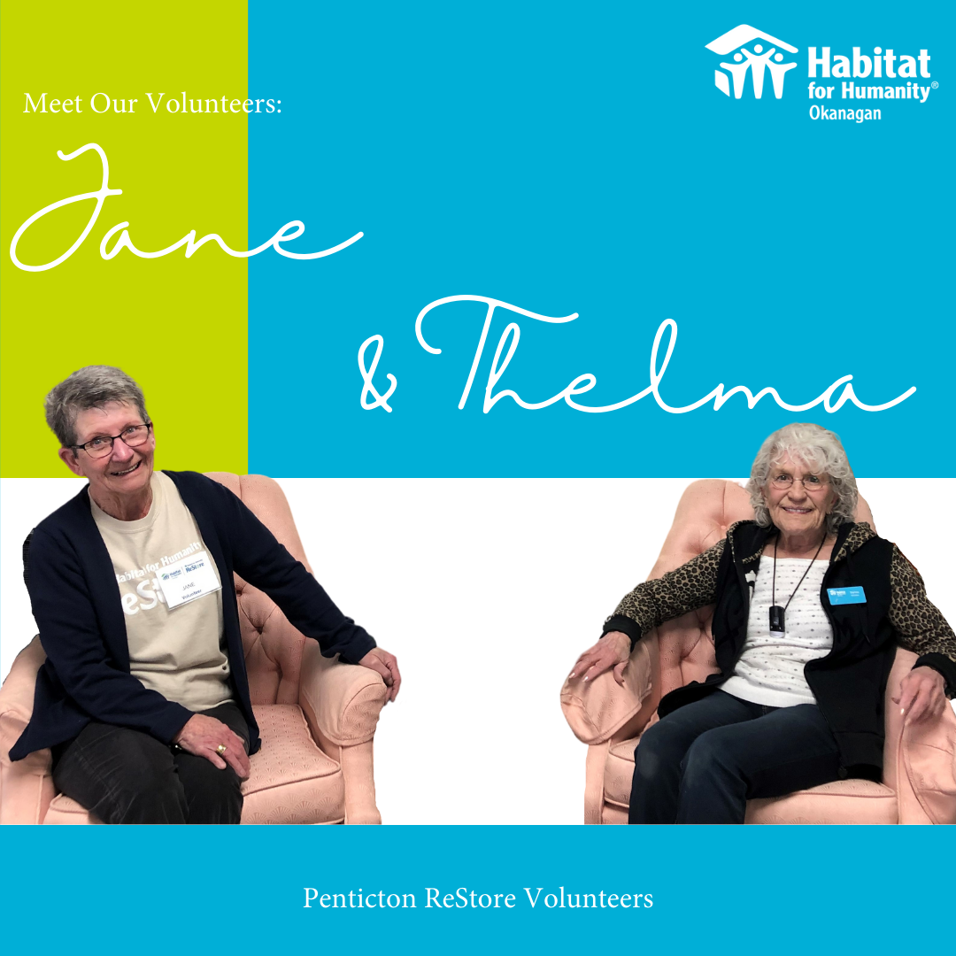 Volunteer Spotlight: Jane McKay and Thelma Viker - Habitat For Humanity ...